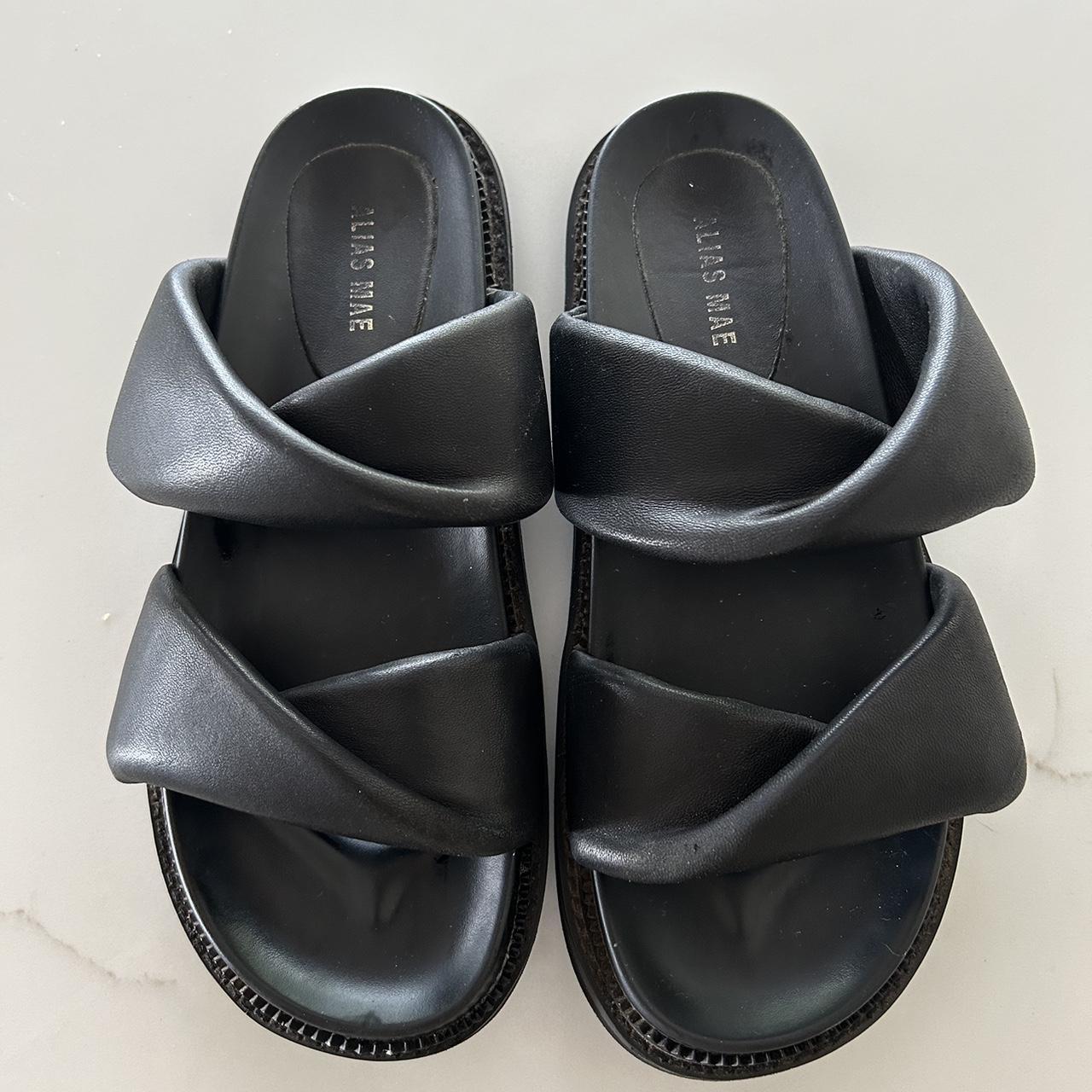 Alias Mae Paris Slides - Black - Near New - sz40 - Depop