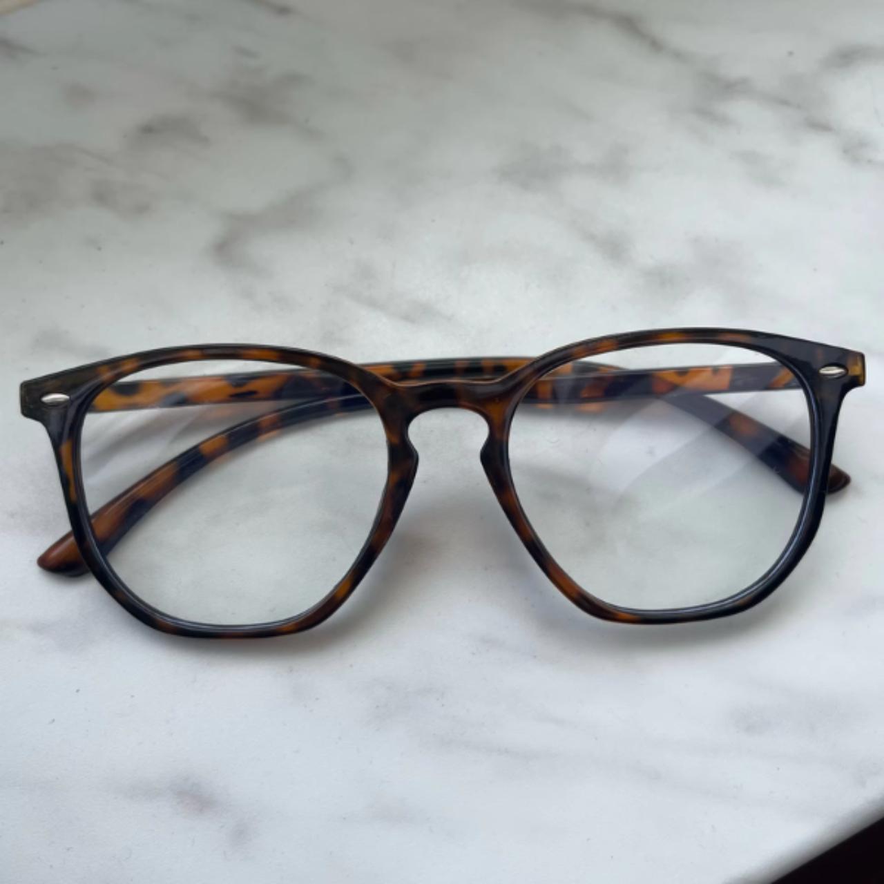 Vintage Transparent Glasses - Depop