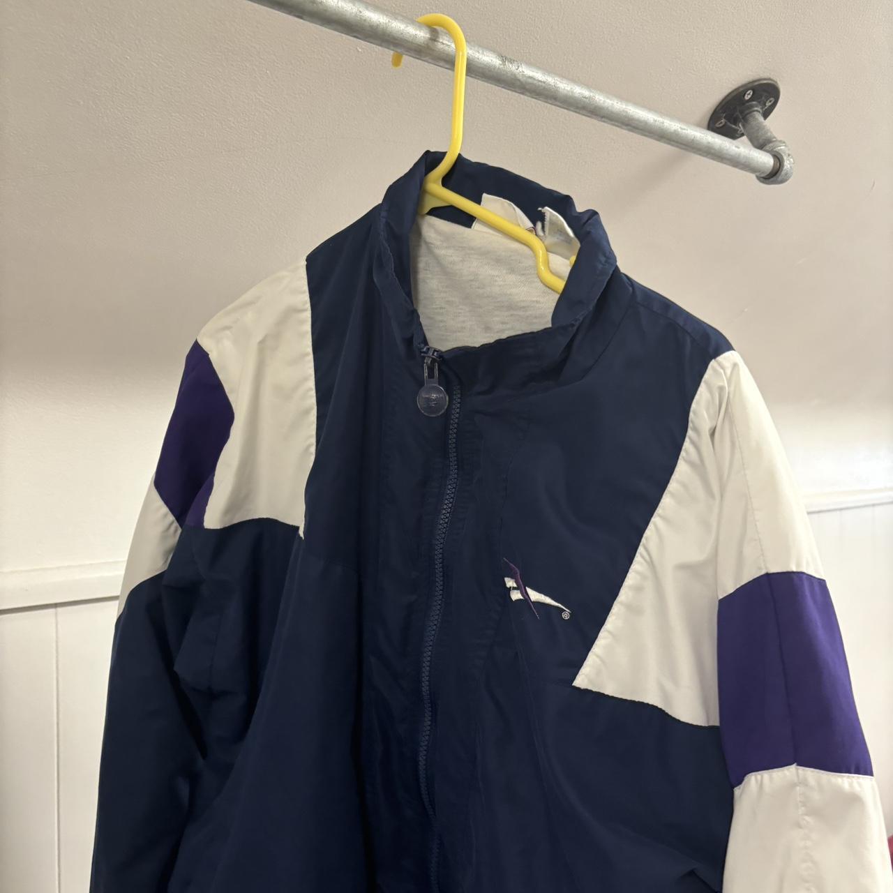 multi color windbreaker/jacket - Depop