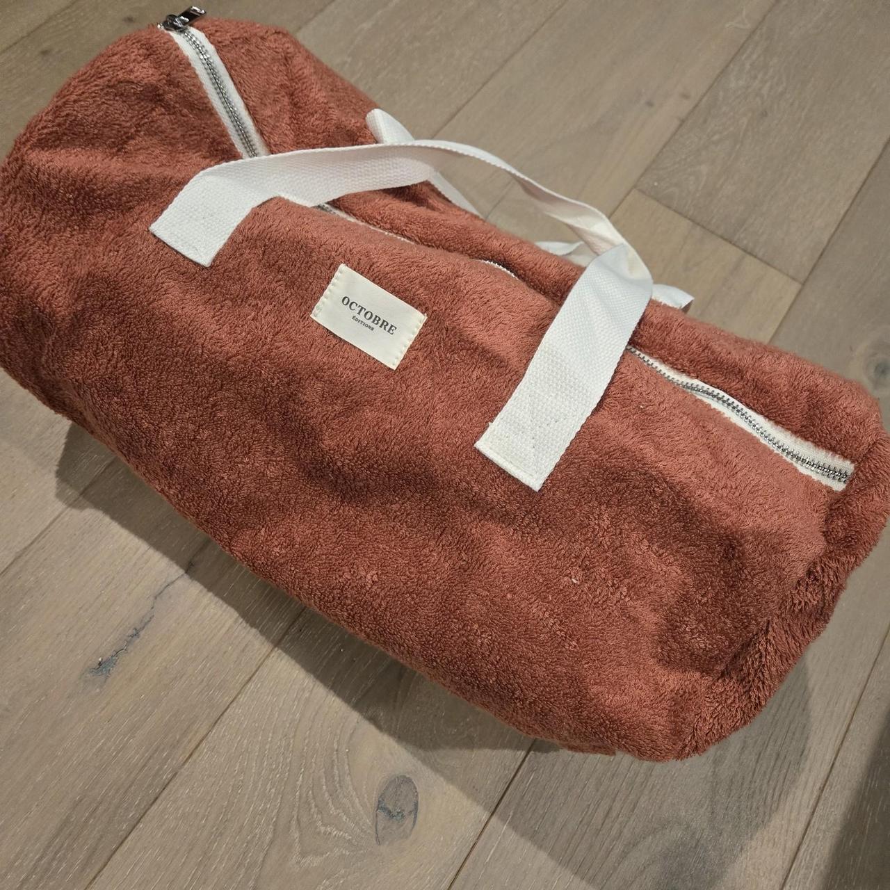 measurements in photos Sezane check rust cookies... | Depop