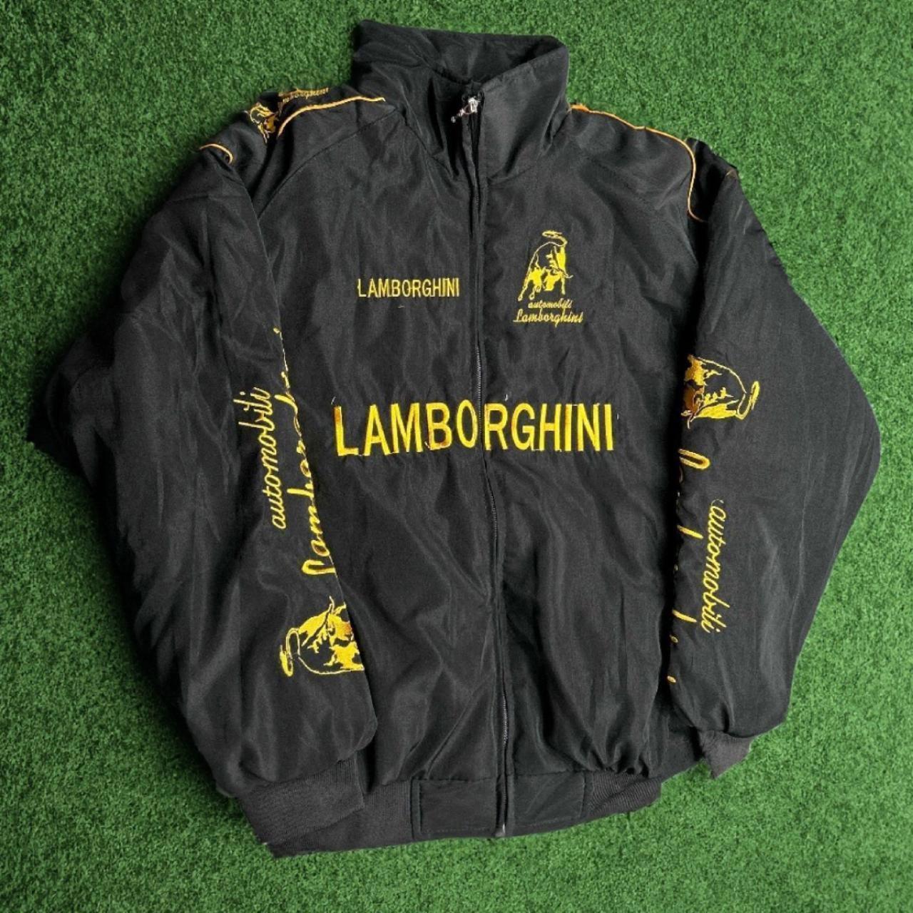 Lamborghini Bomber Jacket length 28in/71cm chest... - Depop