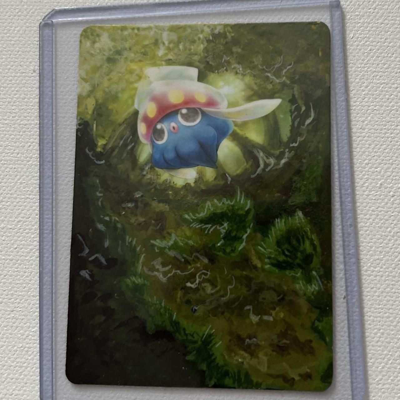 Inkay, Full Art, Hand Painted Pokémon Card Gauche... - Depop