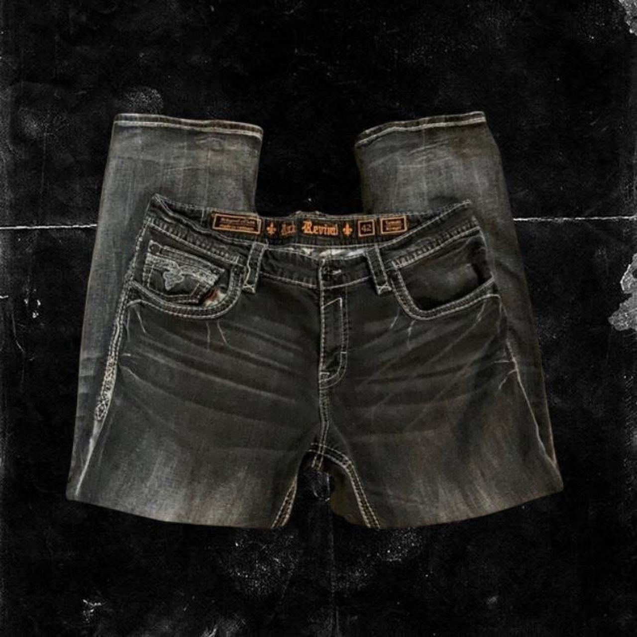 black rock revival jeans 🎸 worn a few times... - Depop