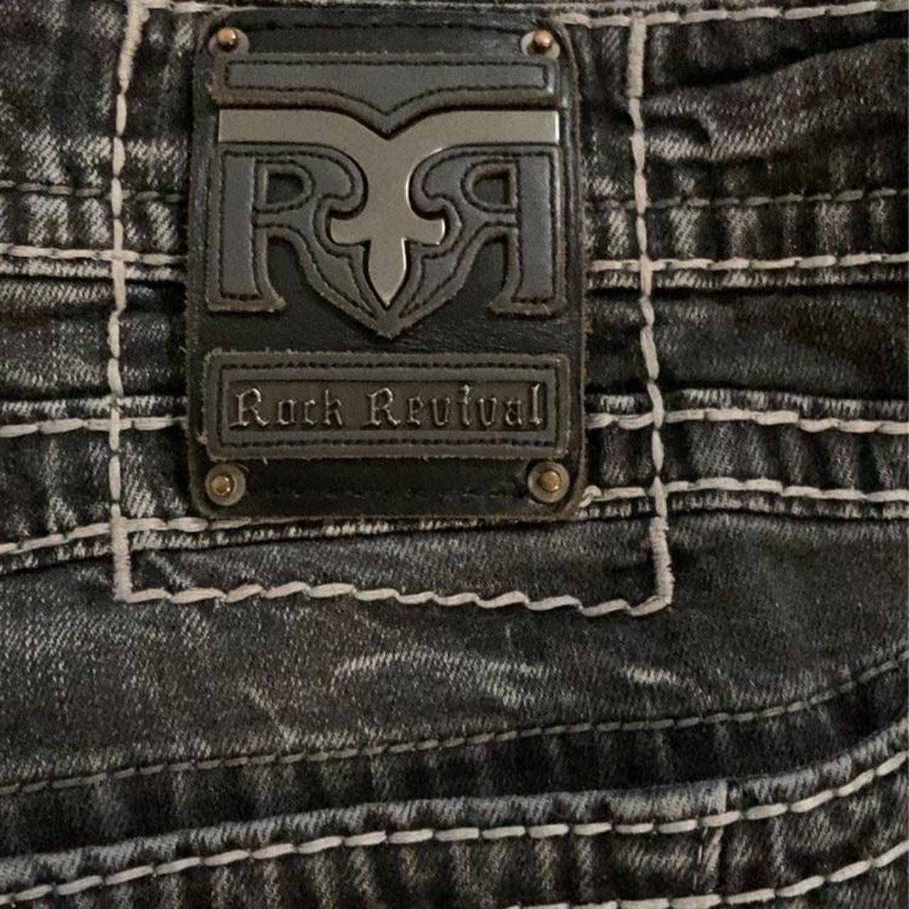 black rock revival jeans 🎸 worn a few times... - Depop
