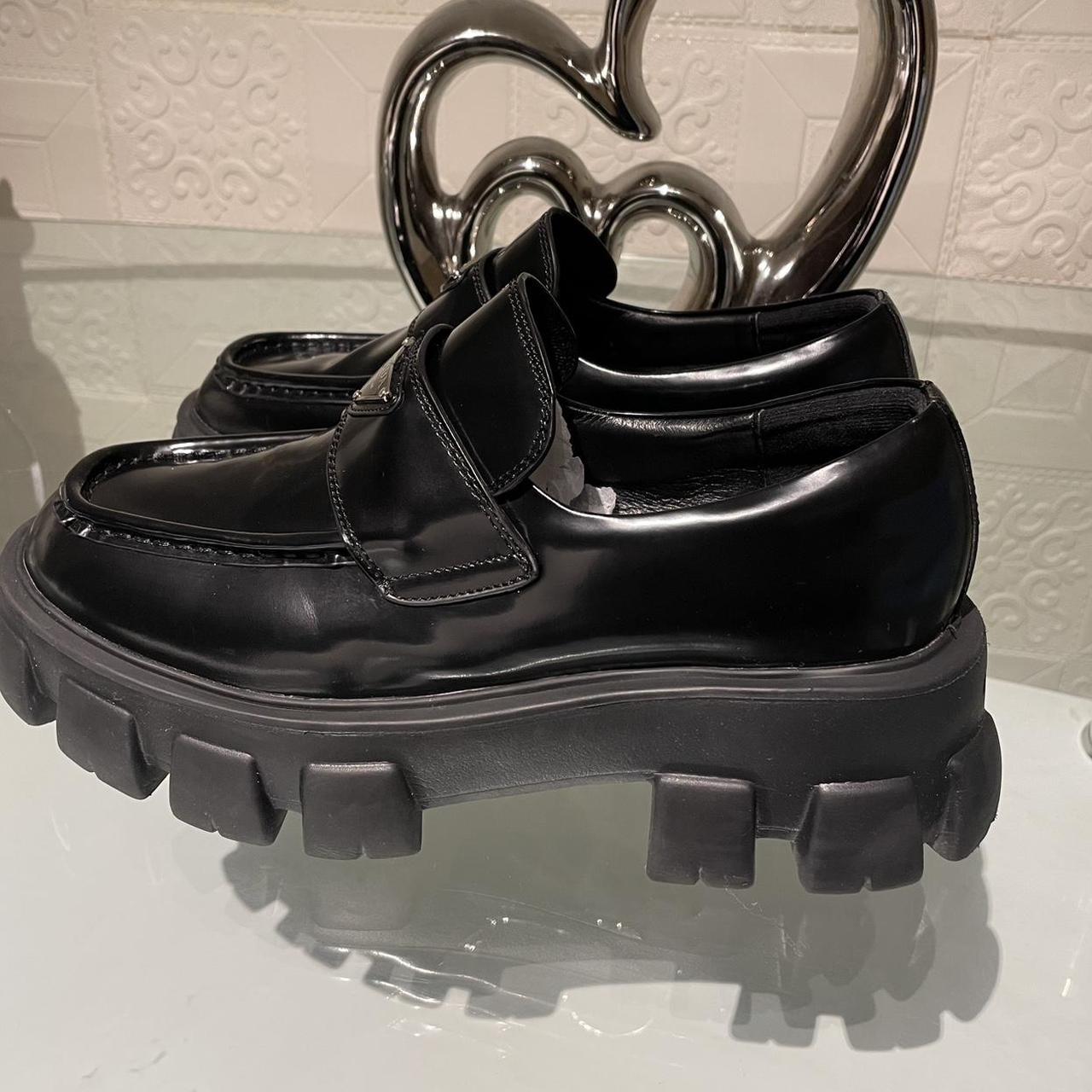 Prada Monolith Loafers. Please review all photos... - Depop