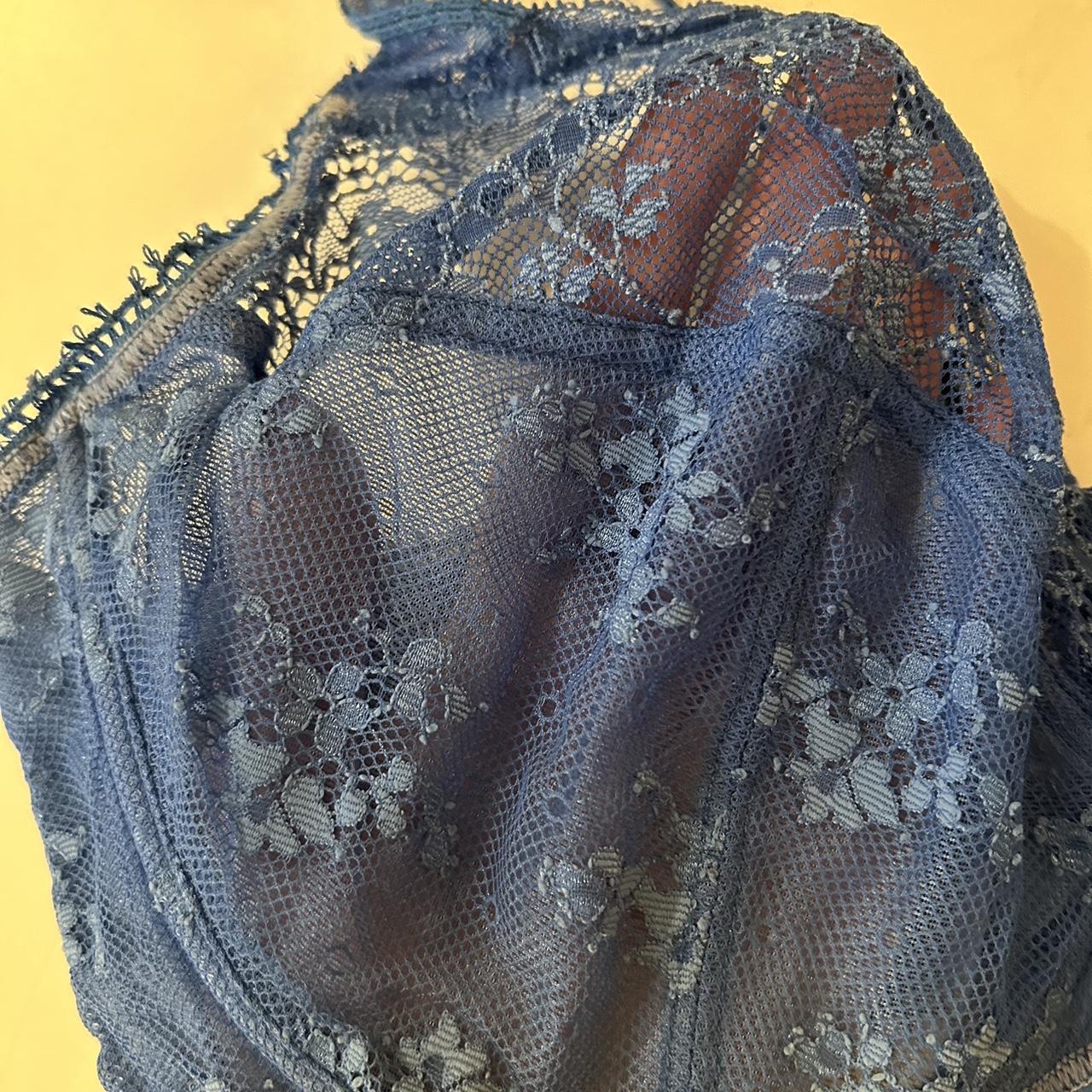 Bright blue Charnos balconette bra 🦋 Size 40DD Some... - Depop