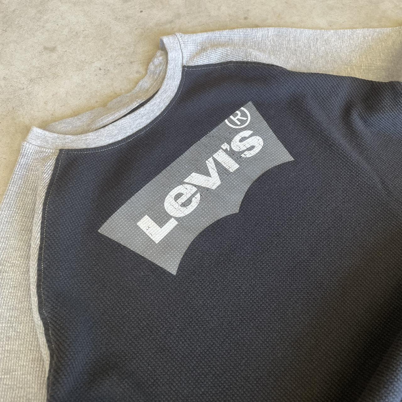 Sick levis long sleeve, has minor stain on back and... | Depop