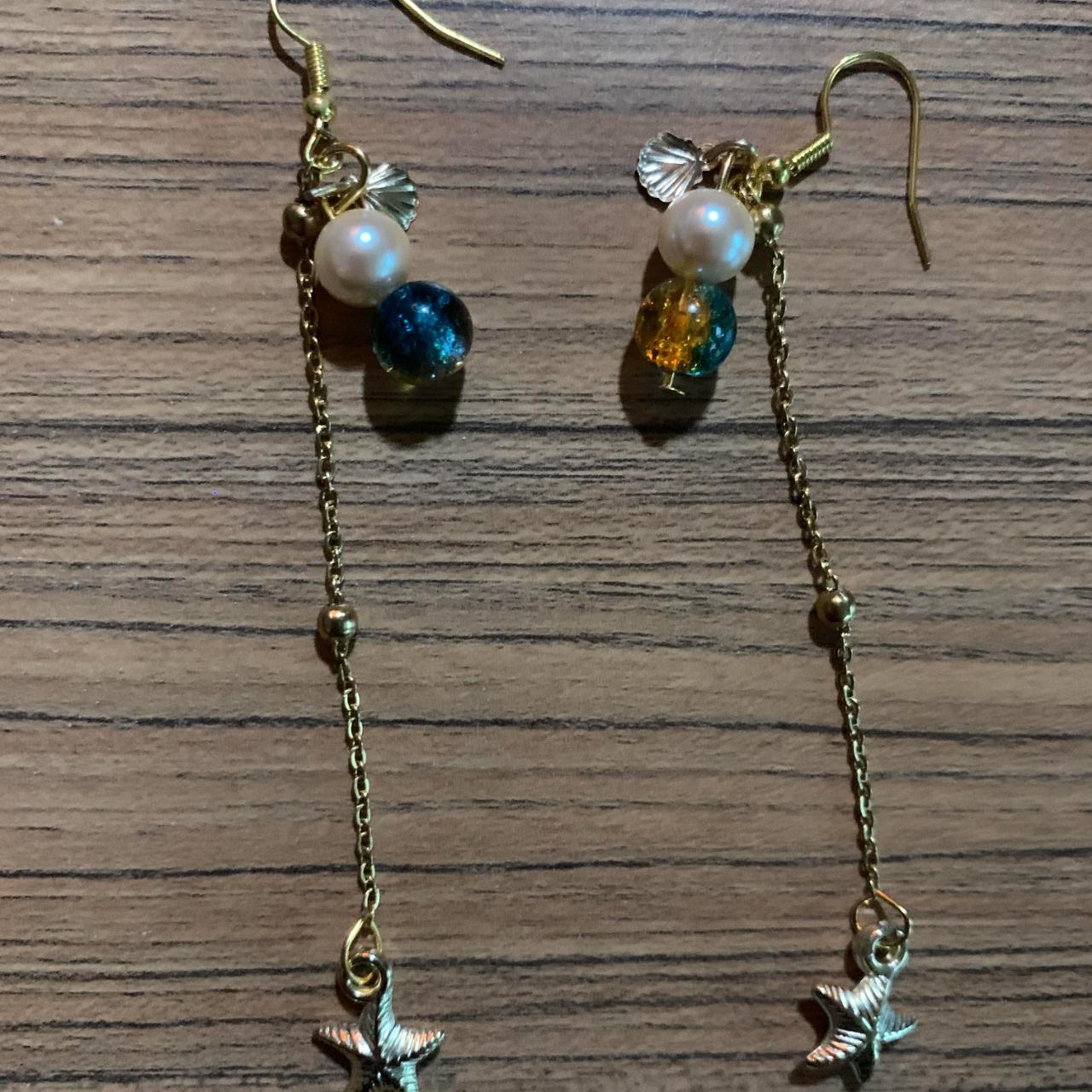 Starfish Dip Earrings - Depop