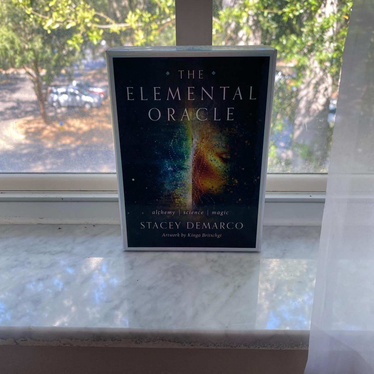 Oracle deck elemental oracle iridescent Like new... - Depop