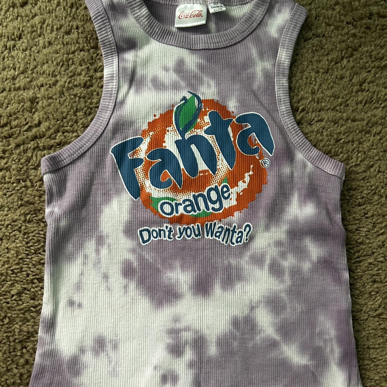 Fanta crew neck cropped graphic tee Small Fits me... | Depop