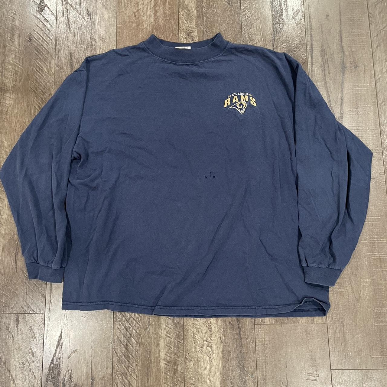 NFL vintage rams Shirt -any flaws shown in photos... - Depop