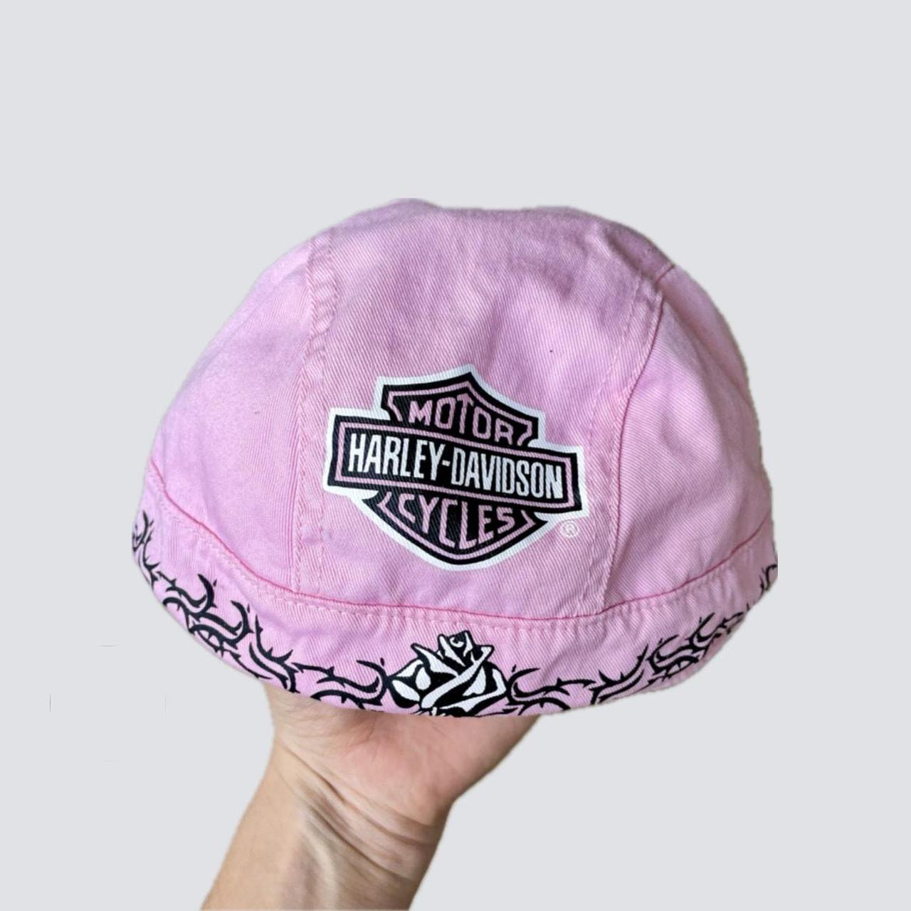 Pink Harley Davidson motorcycle biker cap #harley... - Depop