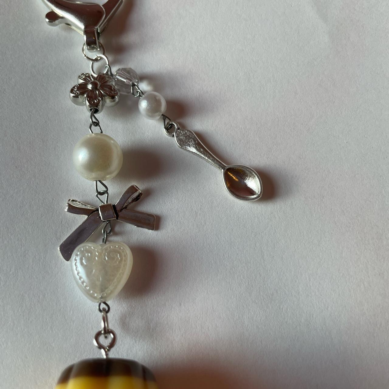 handmade coquette pudding keychain 🍮 🥄 I don’t... - Depop