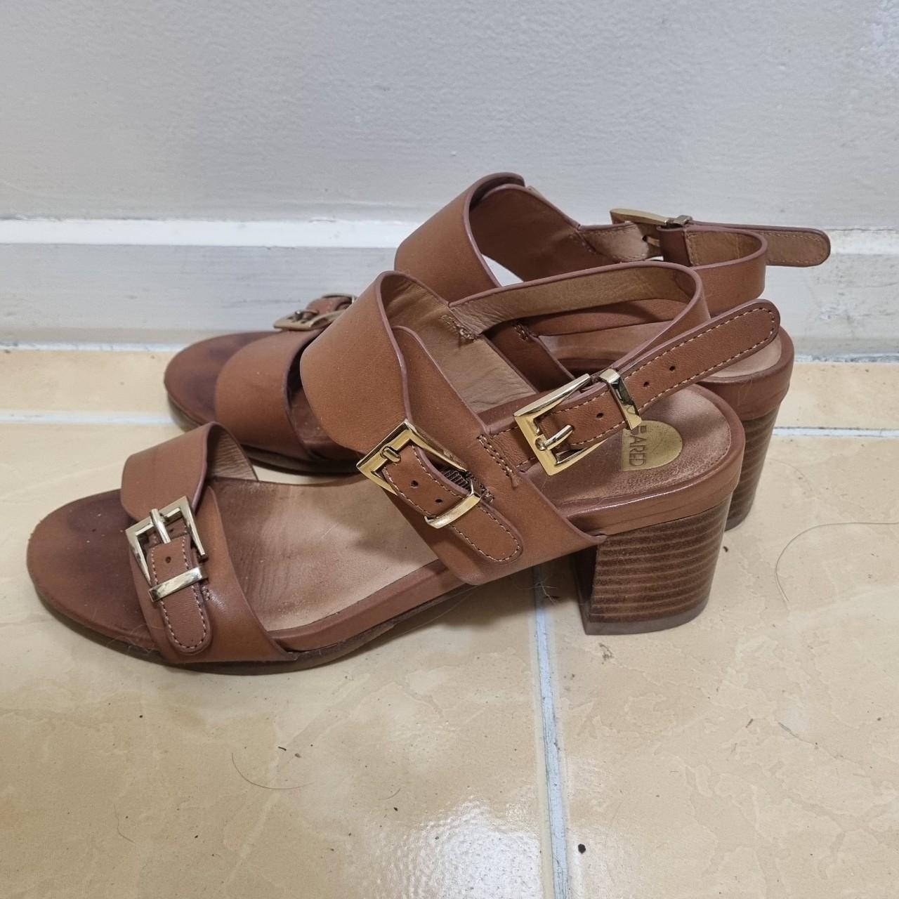 Bared Footwear Tan Sandals Size 36 Standard... - Depop