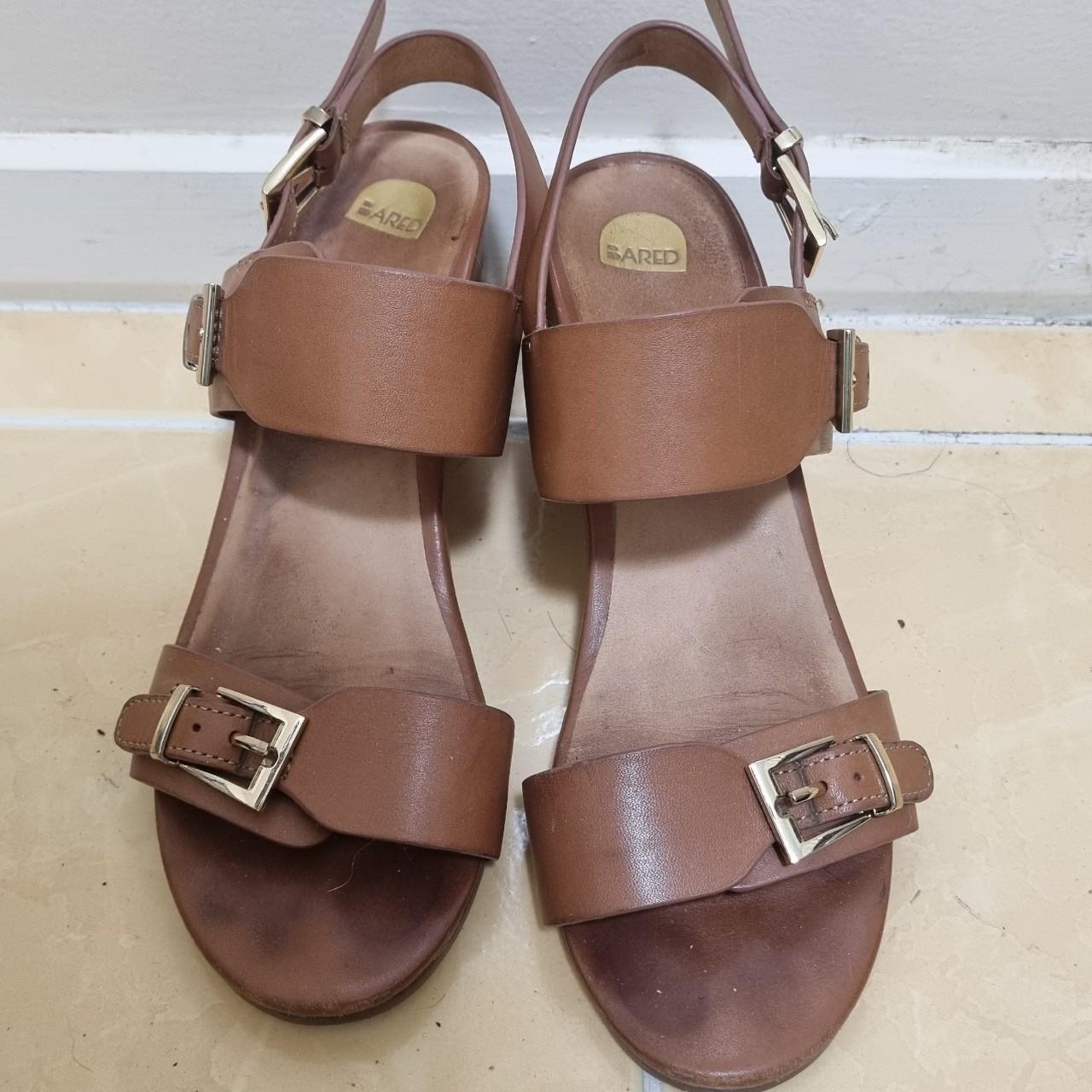 Bared Footwear Tan Sandals Size 36 Standard... - Depop