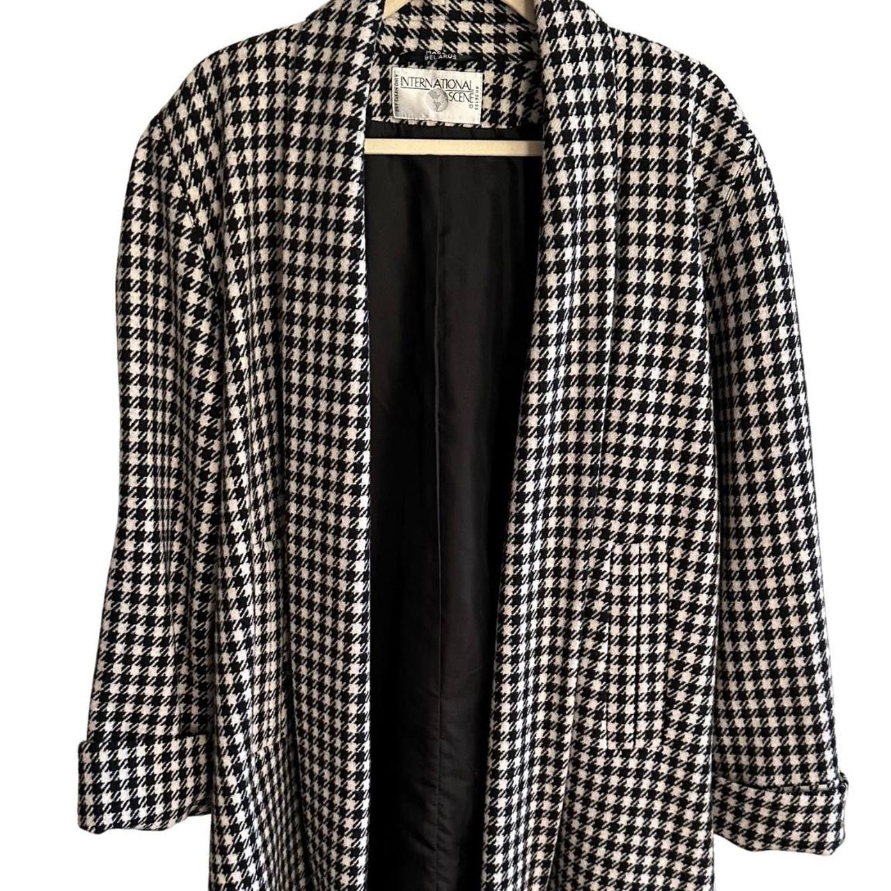 VINTAGE International Scene oversized black & white... - Depop