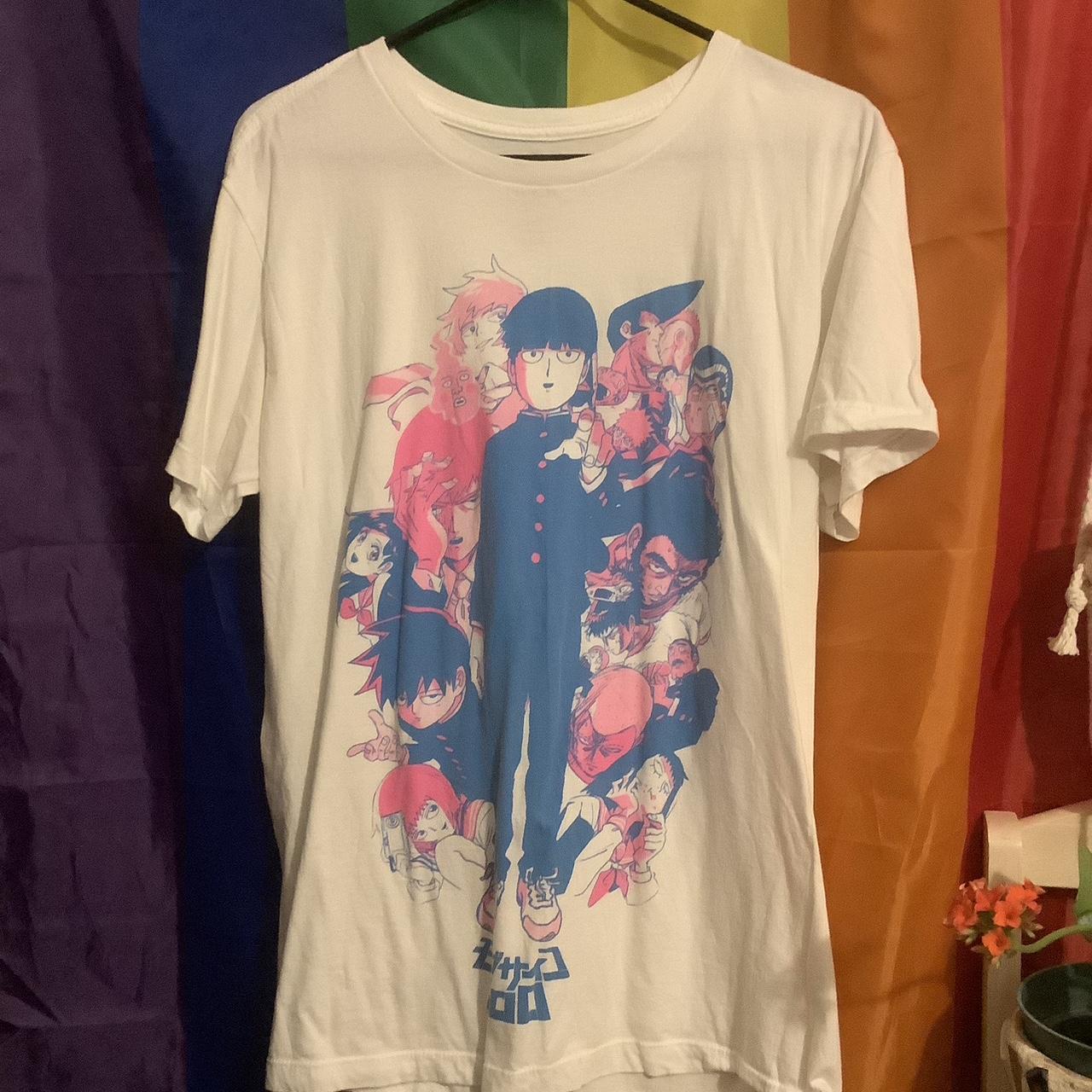 Mob Psycho 100 shirt from Crunchyroll. Size Large!... - Depop