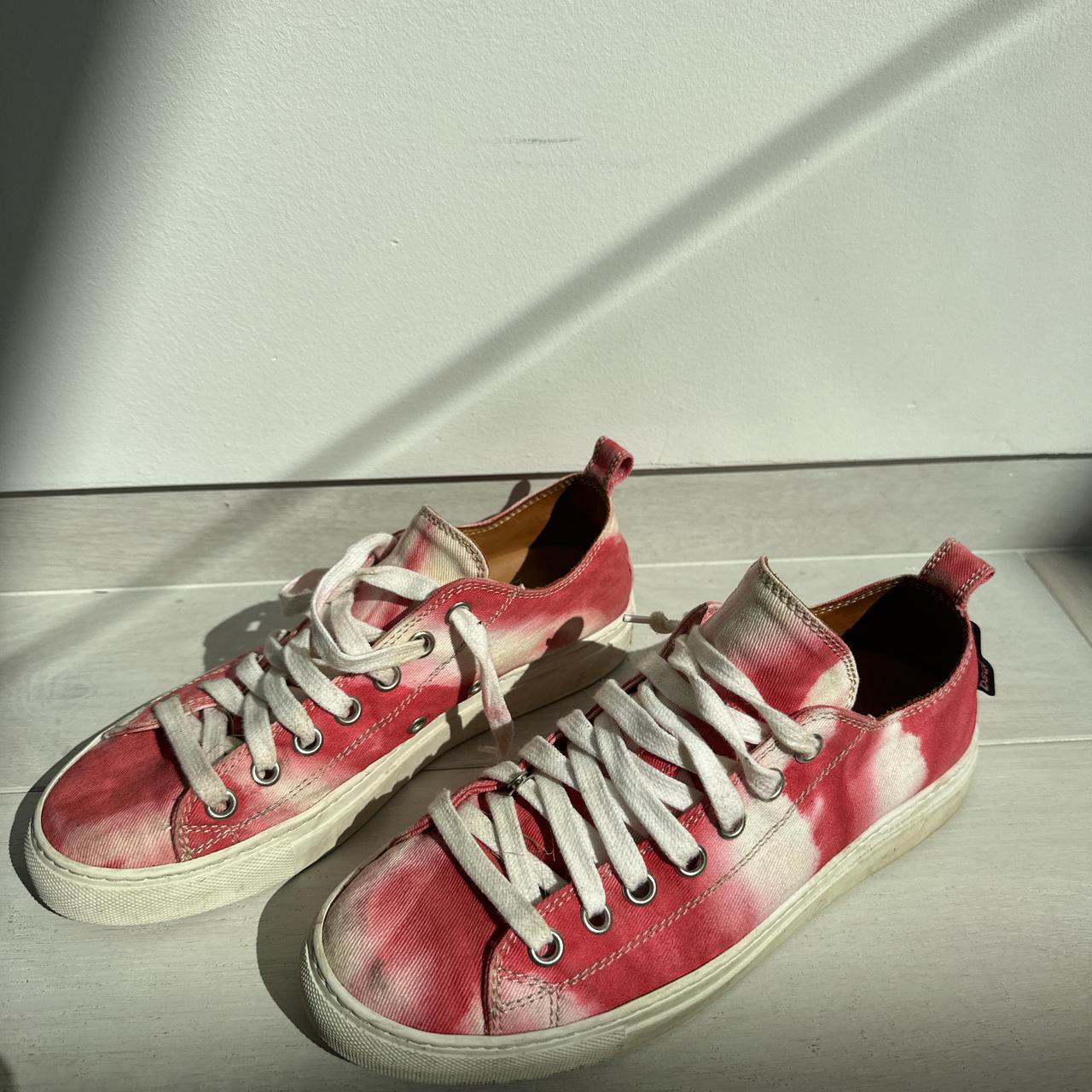 Dsquared size 41 Italian Men’s tye dye sneakers - Depop