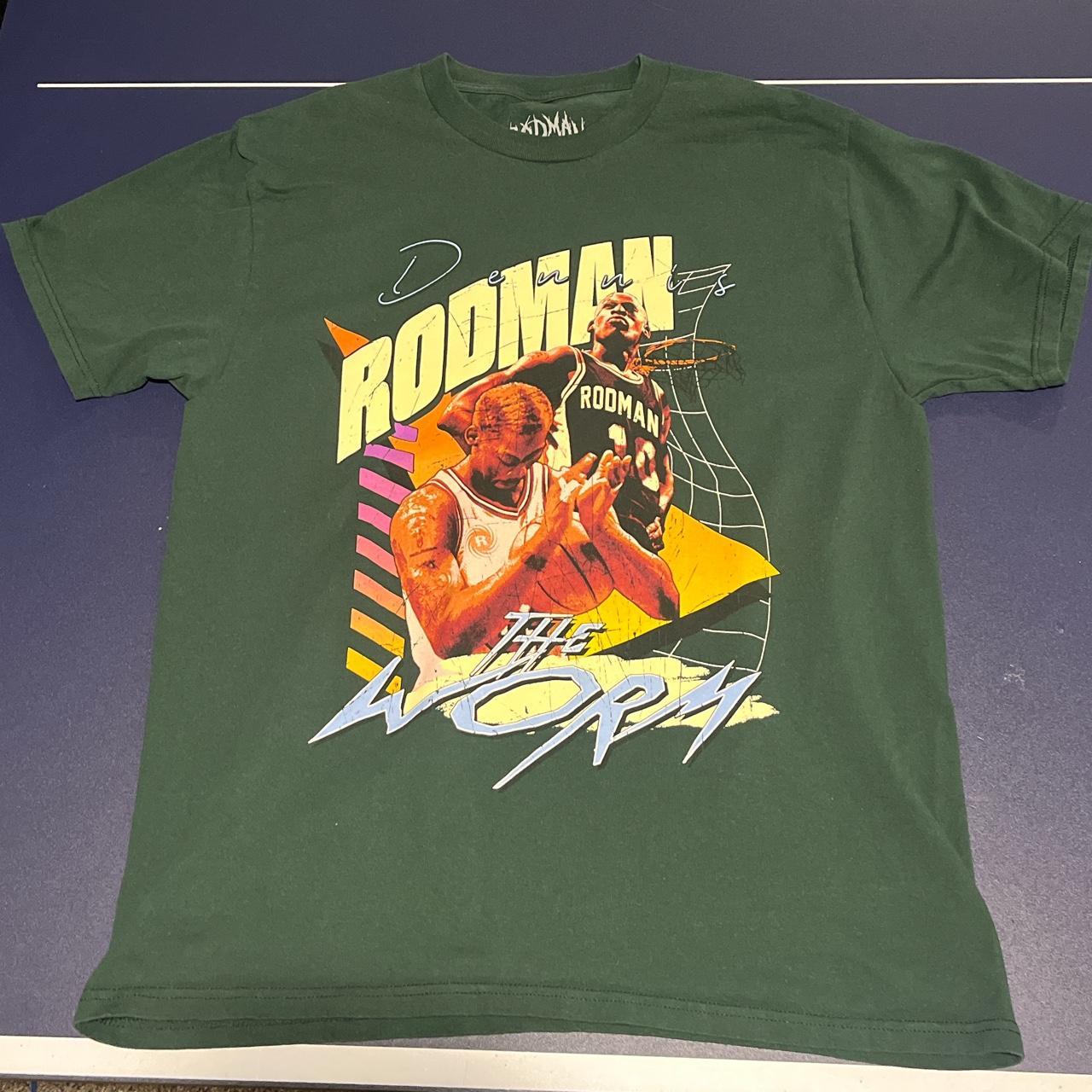 Dennis Rodman Graphic Tee Size L - Depop