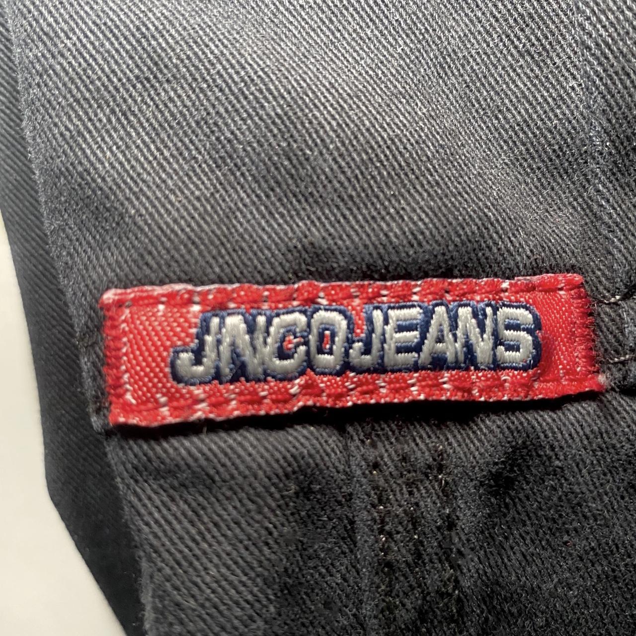 Black JNCO Cargo Jeans Waist size 34, length is... - Depop