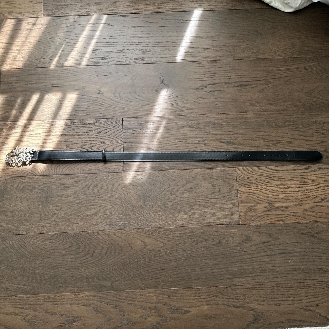 Black Acne Studio belt 105cm length | feel free to... | Depop