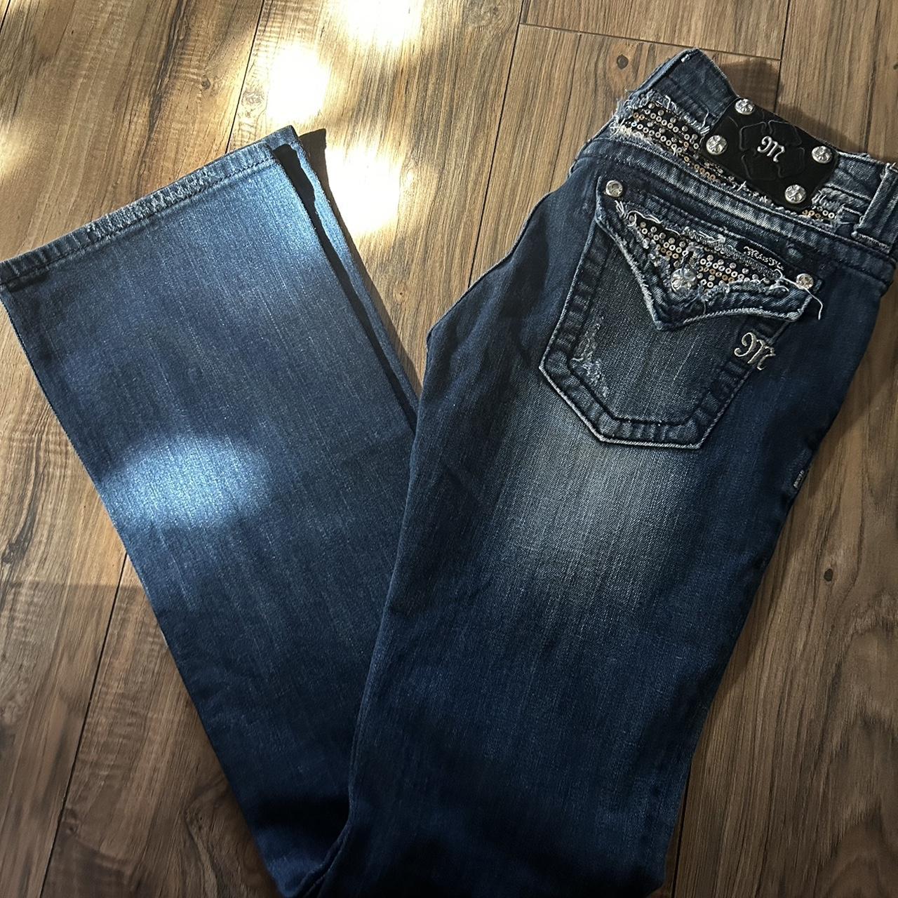 miss me flared jeans size 29 - Depop
