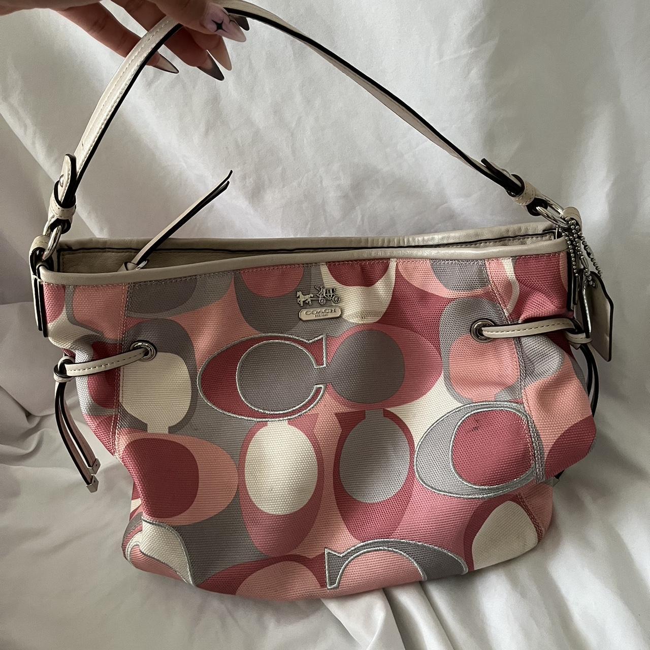 A multi-pink Coach purse💗 Has imperfections and... - Depop