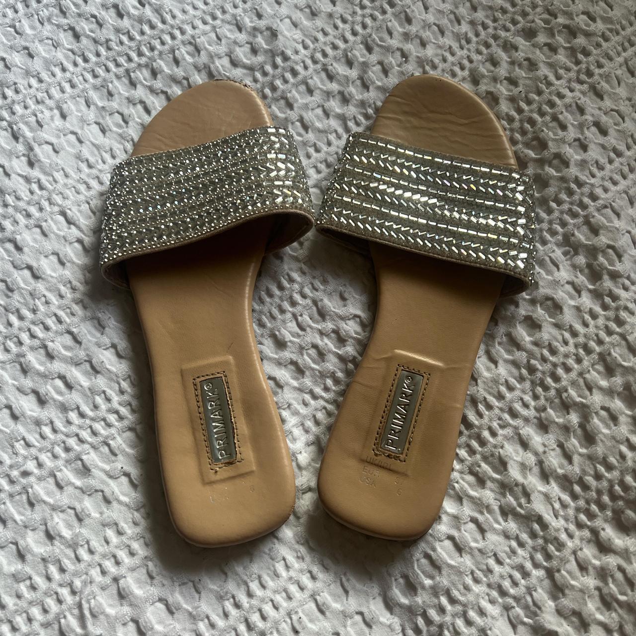 primark cute sparkly sandals - Depop