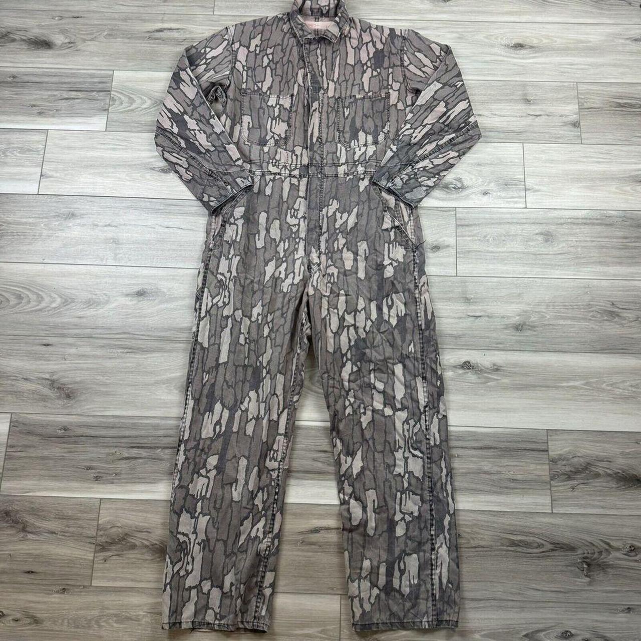 Vintage Camp Trebark Coveralls Mens Medium... - Depop