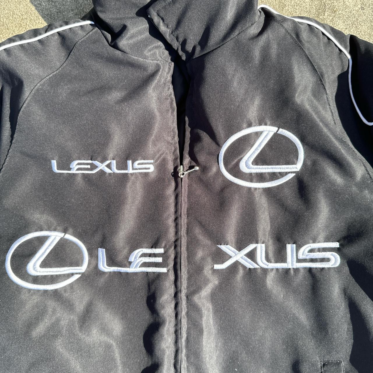 black Lexus racing jacket, amazing quality &... - Depop