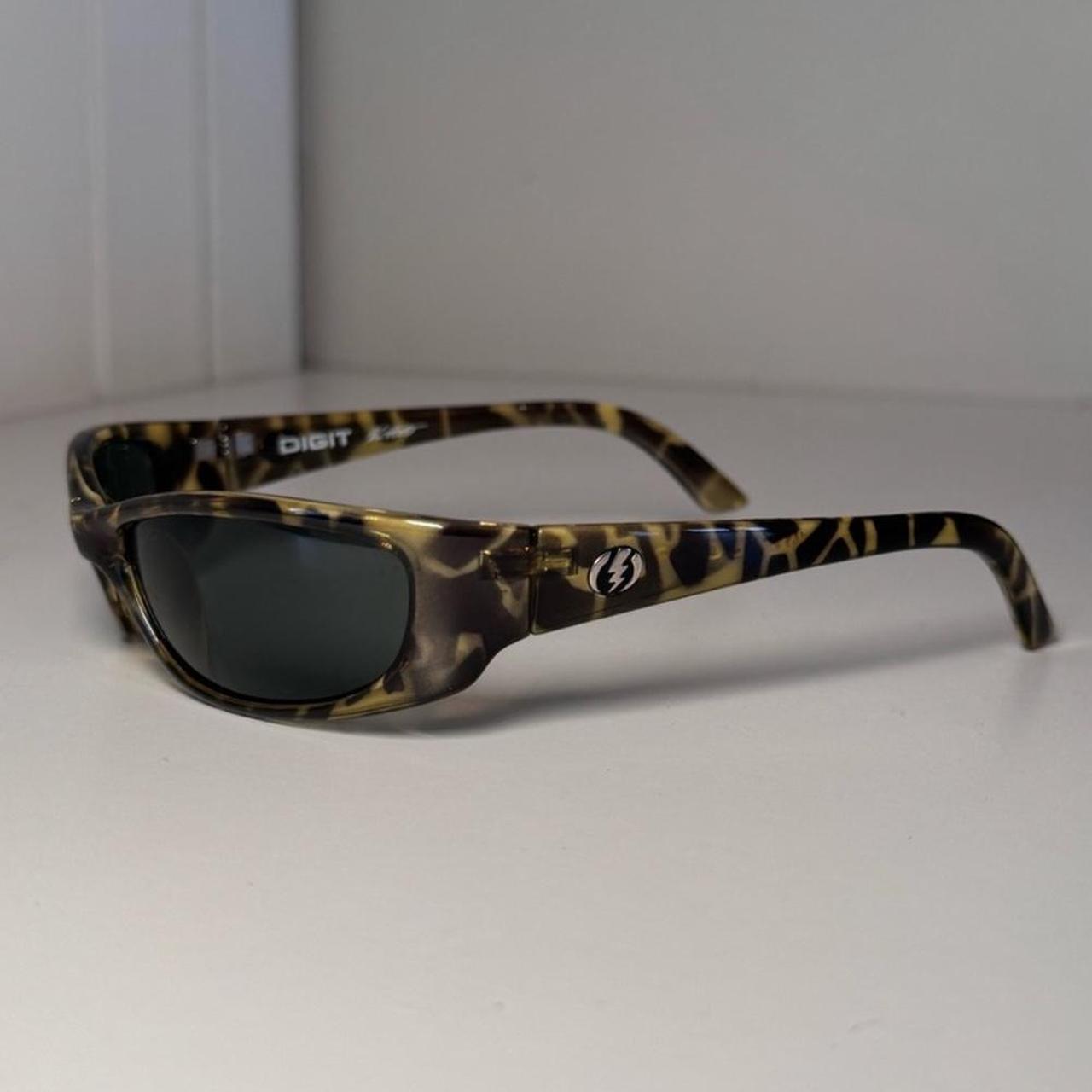 Vintage Electric Kip Arnette black and green/brown... - Depop