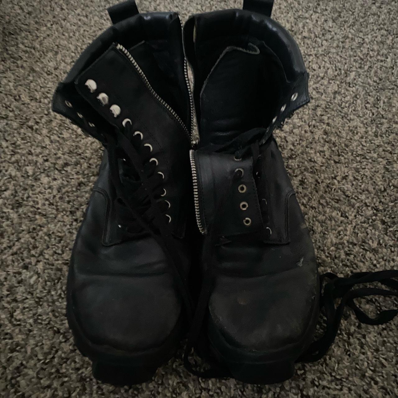 Rick Owens Army Bozo Tractor Boots #goth #punk... | Depop