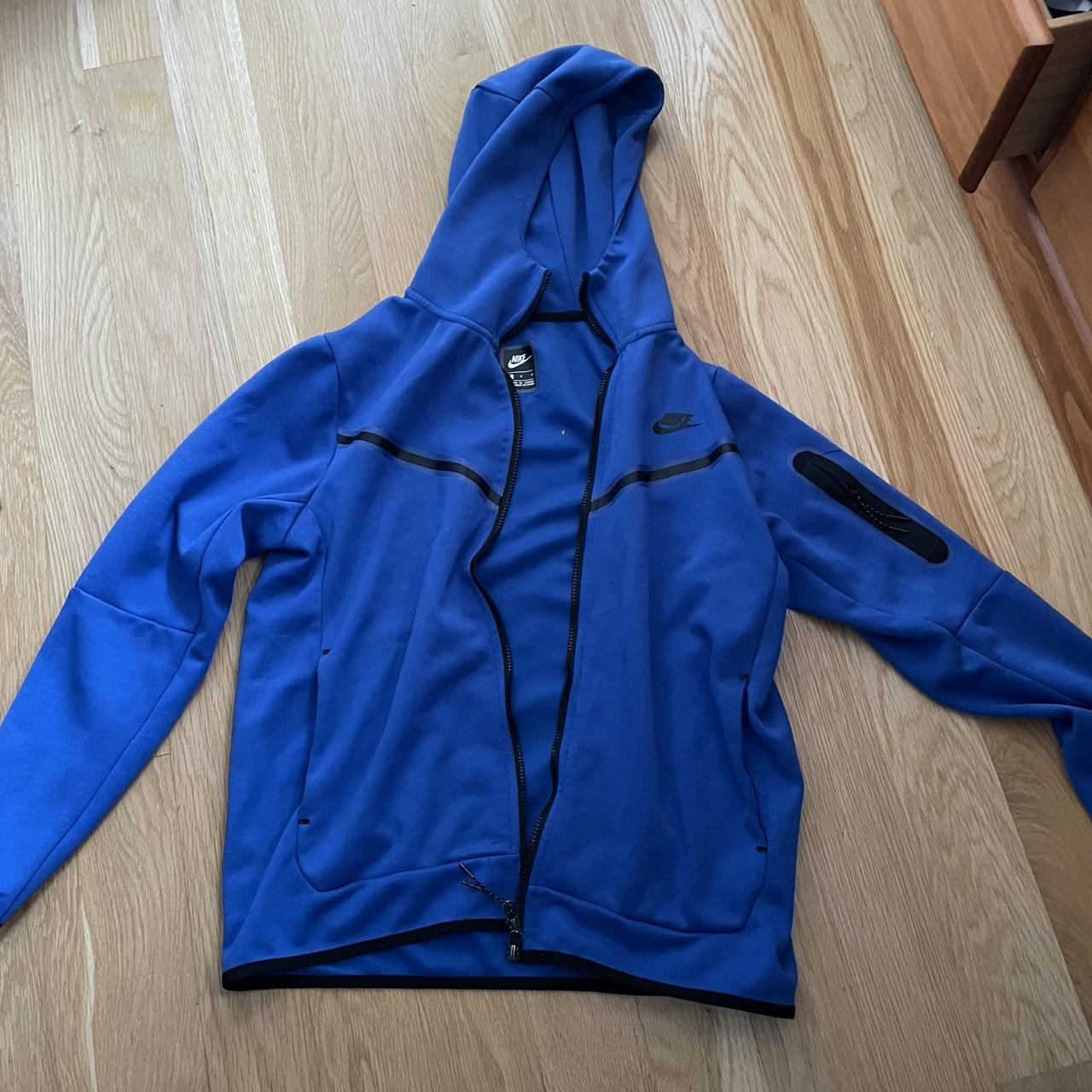 Blue Nike tech fleece. Good condition, not worn very... - Depop