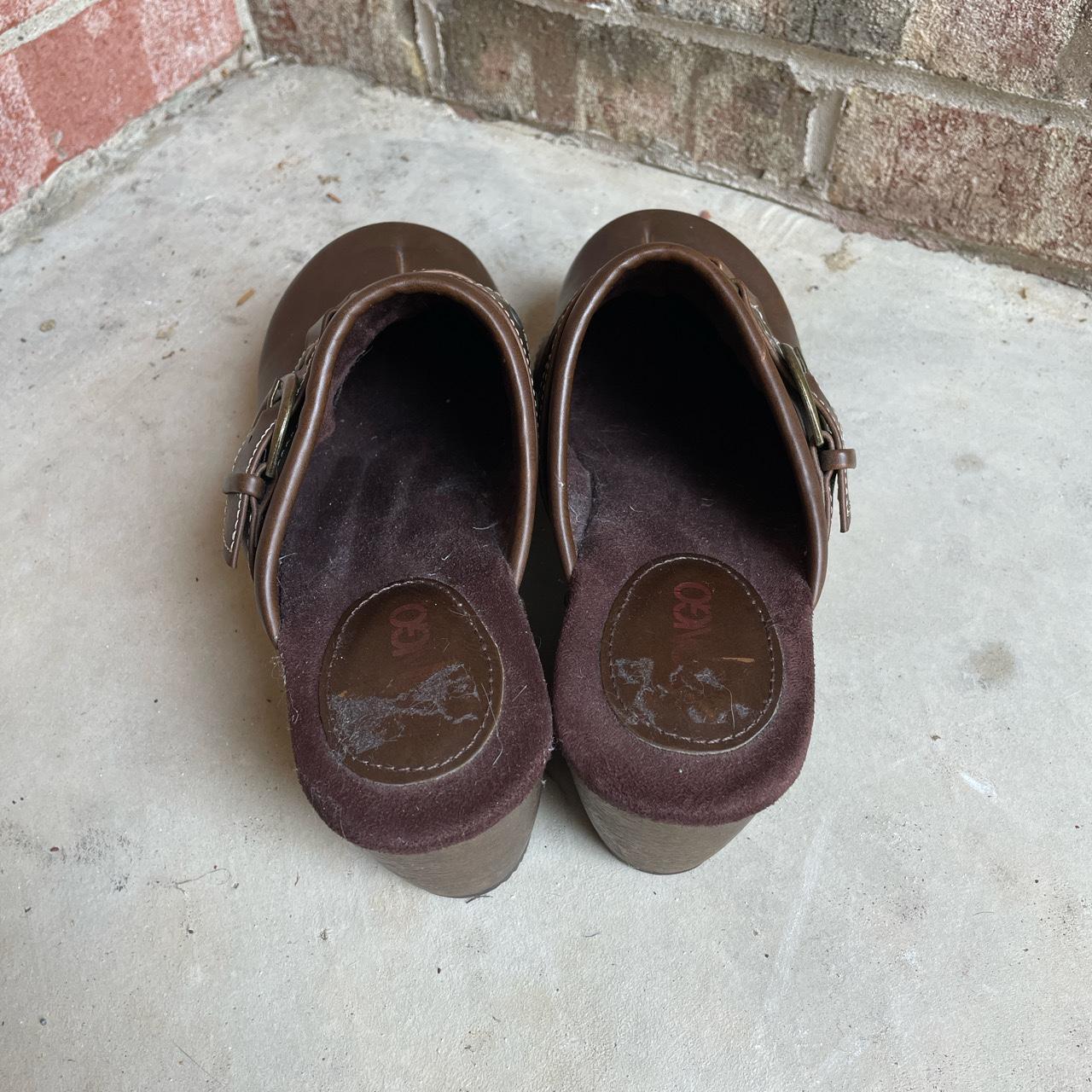 Y2K Bongo Chunky Brown Clogs Super cute stud and... - Depop