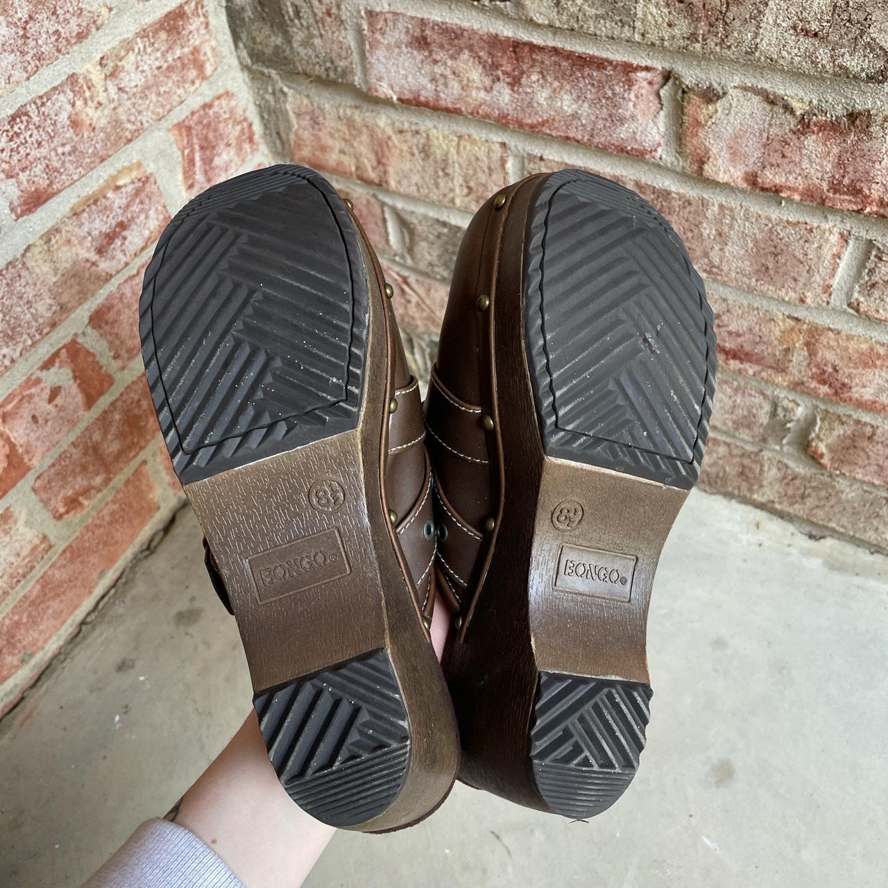 Y2K Bongo Chunky Brown Clogs Super cute stud and... - Depop