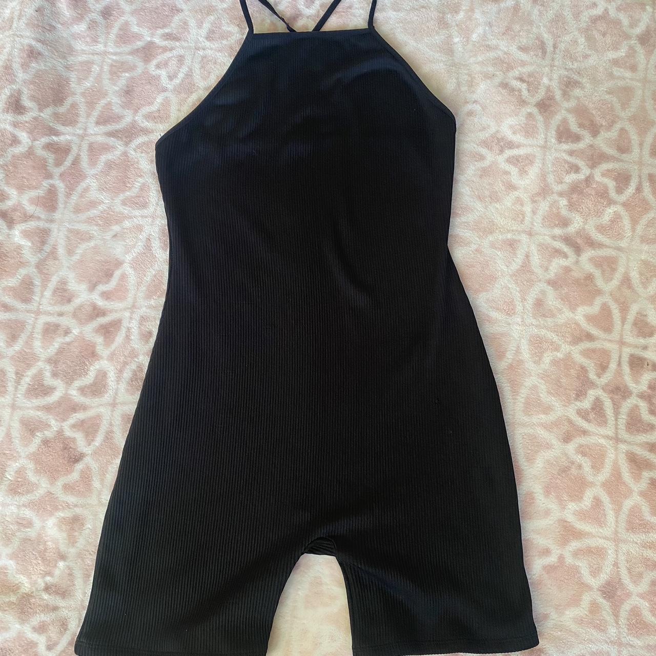 Cute black wild fable romper 🖤 #black #spring #y2k... - Depop