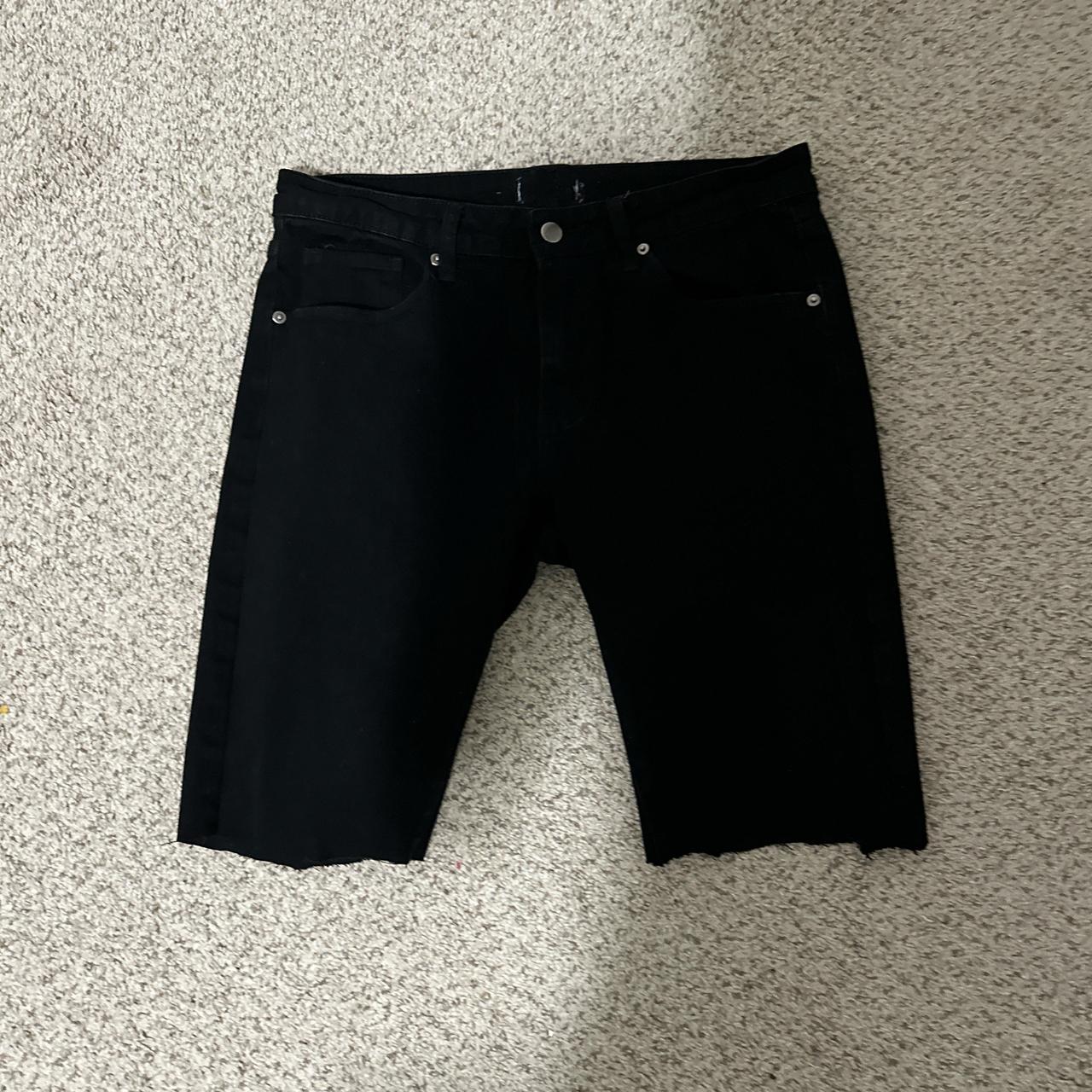 Black Jorts Custom Made Size 32 No Tags Worn... | Depop