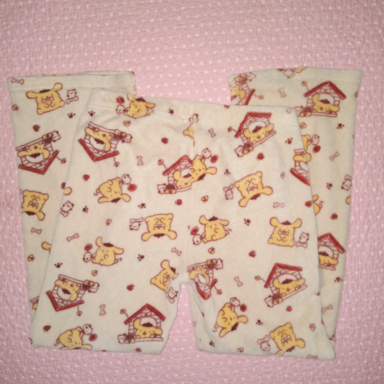 sanrio pompompurin pajama pants !! size m - Depop