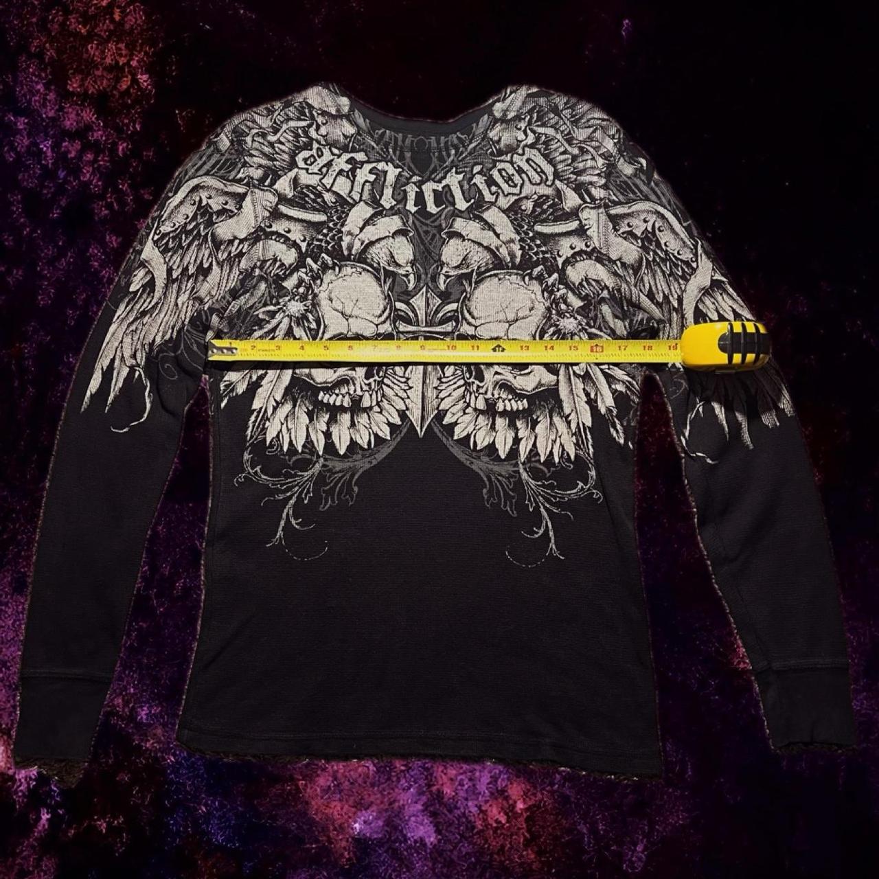 Rare Affliction “Legends” Thermal Size: S Dm with... - Depop