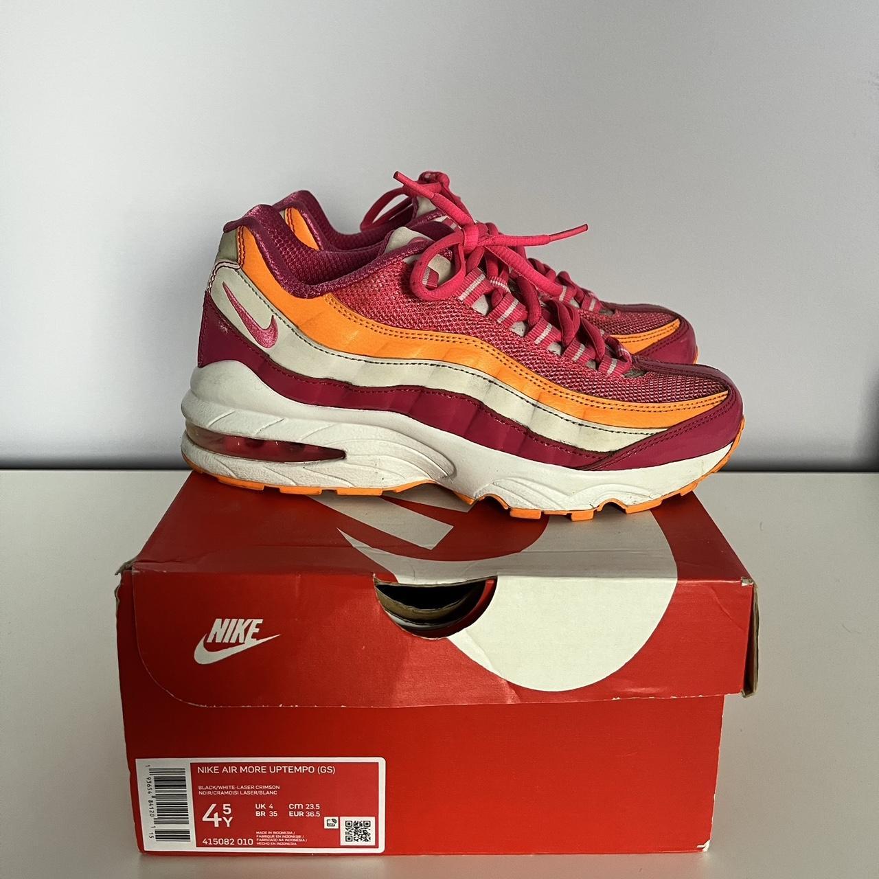 RARE FIND | Nike airmax 95s | pink & orange | UK3 - Depop