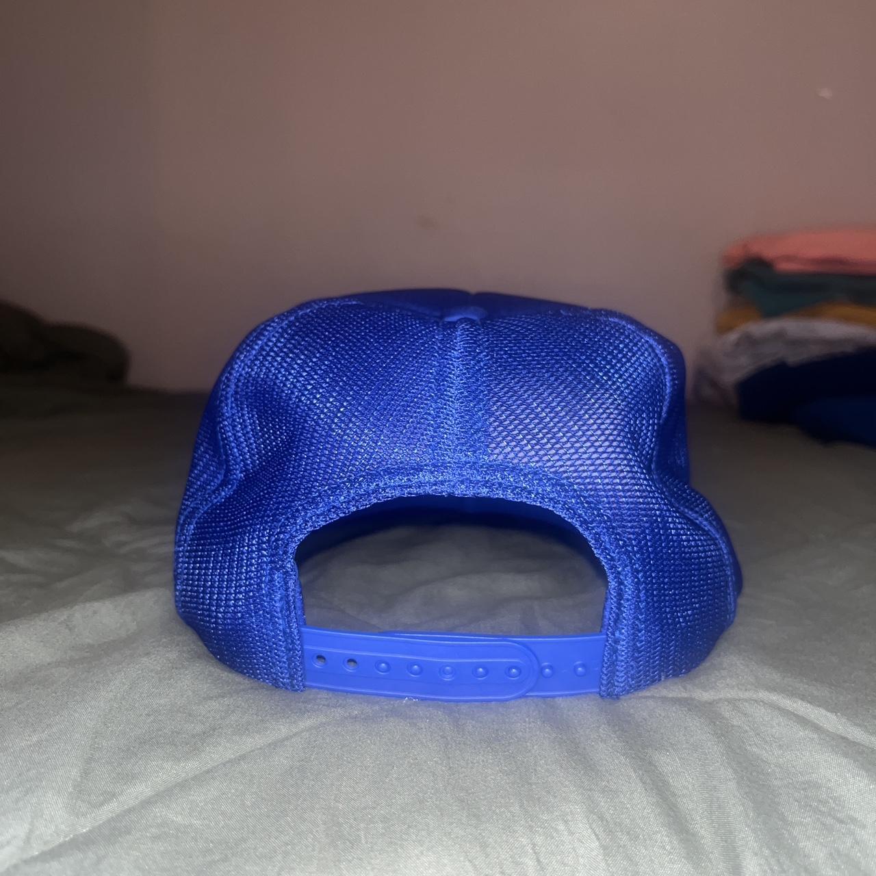 Blue Dutch Bros Trucker Hat “Always Stocked”... - Depop