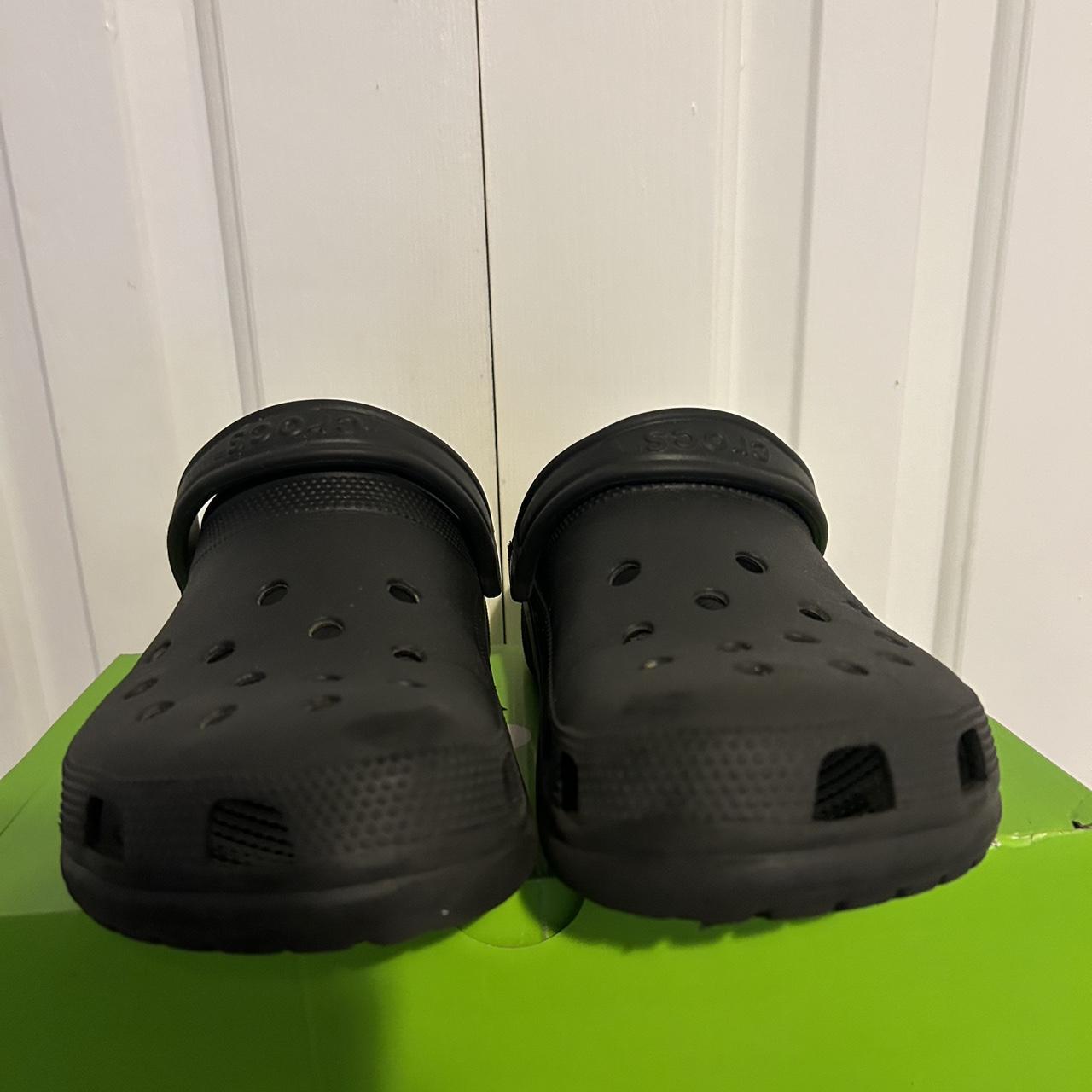 Black Crocs Worn #Crocs - Depop