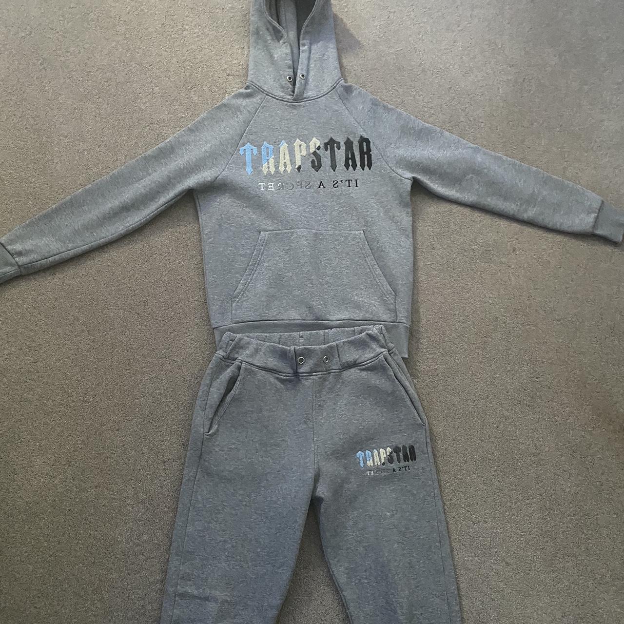 Grey trapstar tracksuit great condition no stains or... - Depop