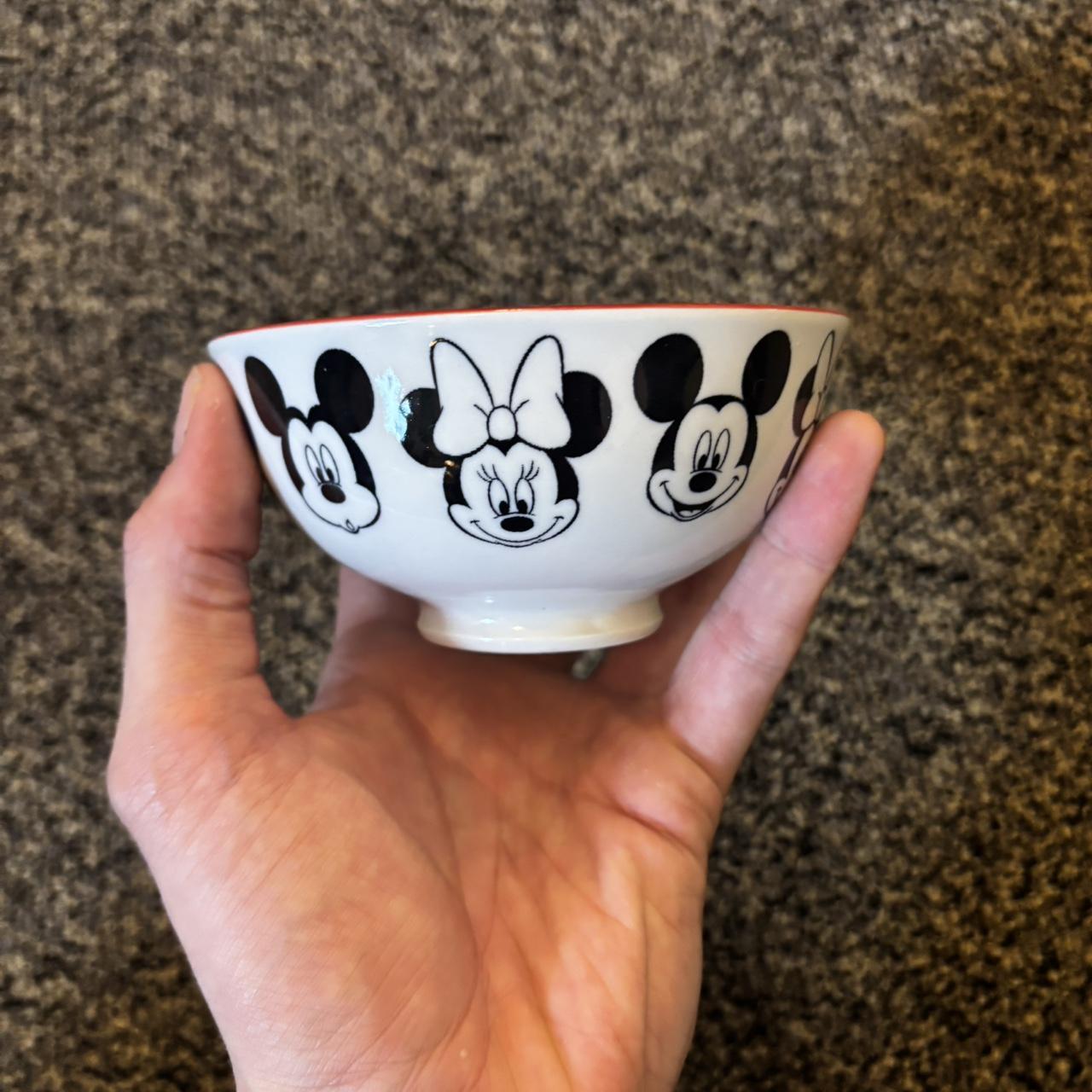 Disney Mickey & Minnie Mouse Tidbit Bowls Ceramic 5”... | Depop