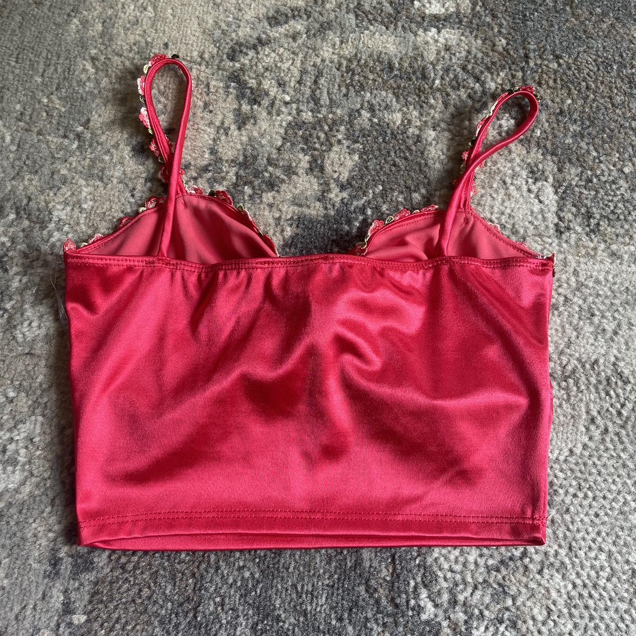 NWT red crop tank from Discovery! Size medium :) - Depop