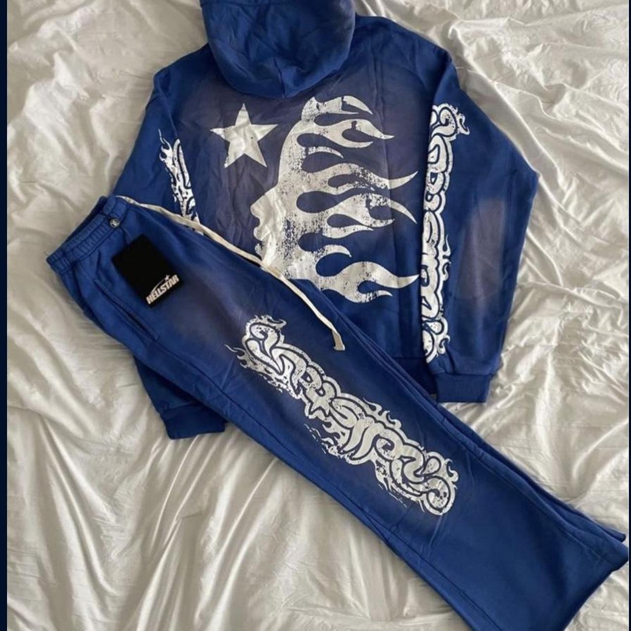 Blue hellstar set Condition- Brand new Legit Dm me... - Depop