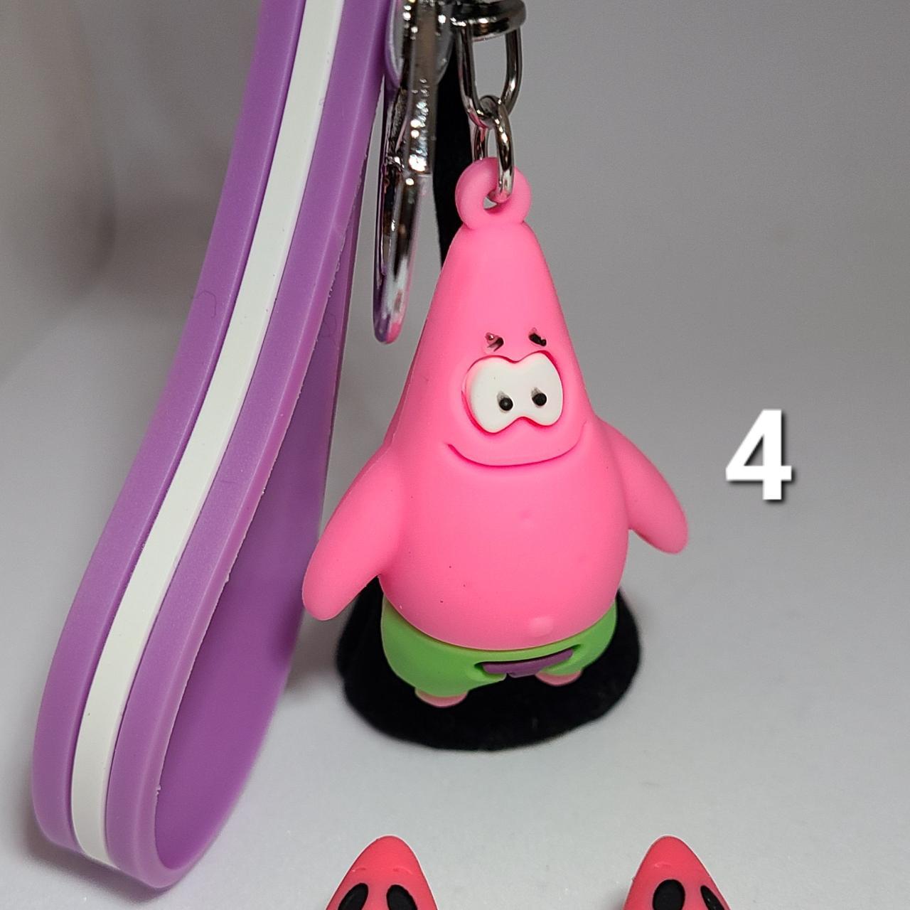 Patrick Star Stud Earrings with Matching Keychain. - Depop