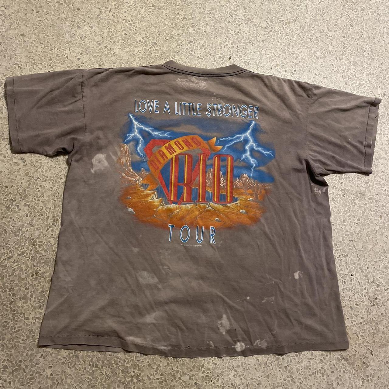 90s Diamond Rio sun fade tour t-shirt xl made in... - Depop