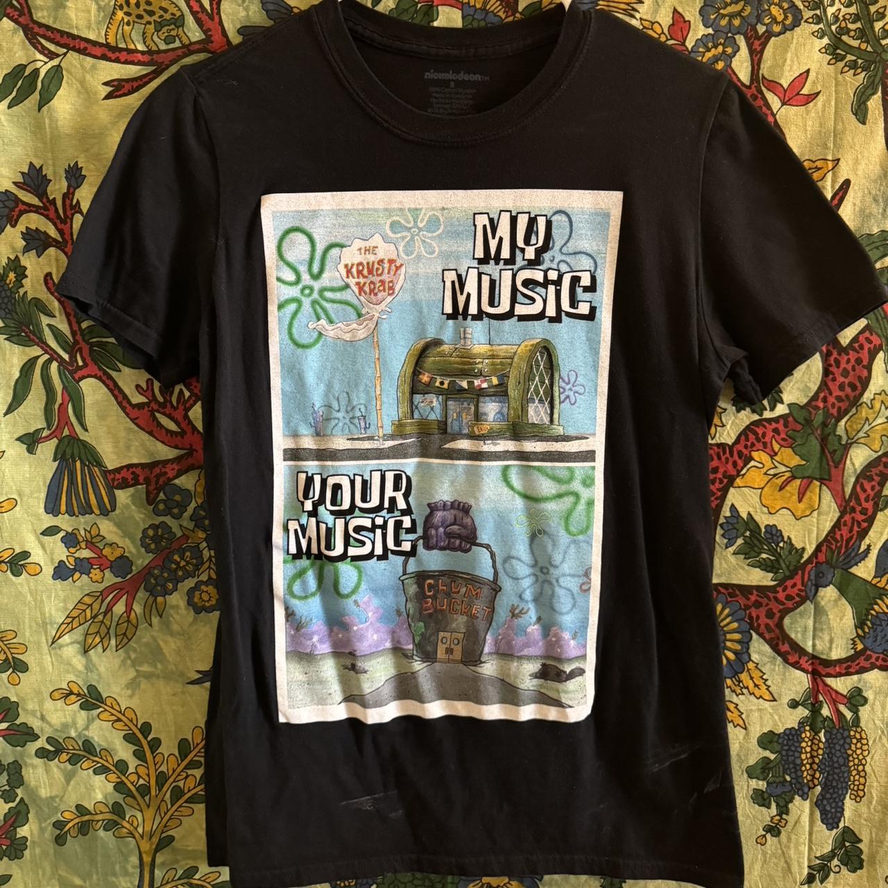 SpongeBob meme tee deodorant stains will be washed... | Depop