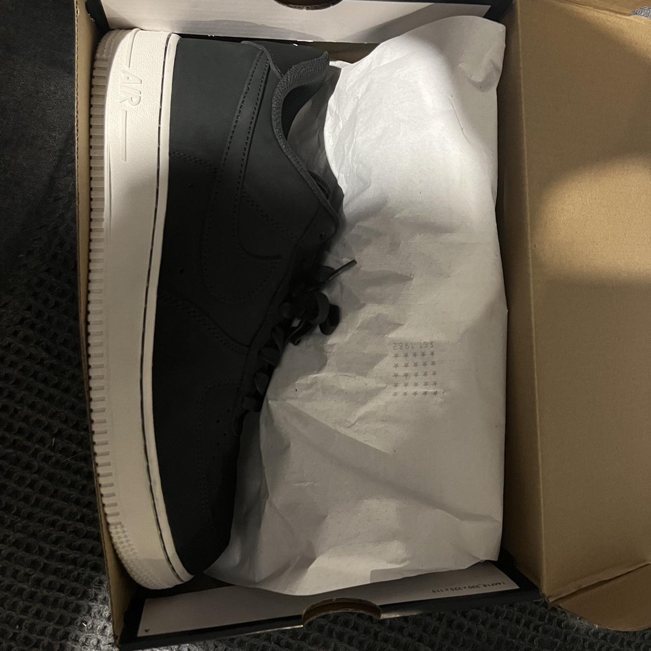 Men’s Nike Air Force 1, Matte black, new with box. - Depop